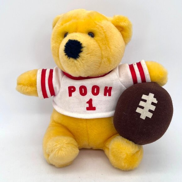 Disney | Toys | Vintage Disney Winnie The Poohfessional Football Bear ...